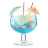 Final Touch Fishbowl Cocktail Glass | For Margarita Blue Lagoon